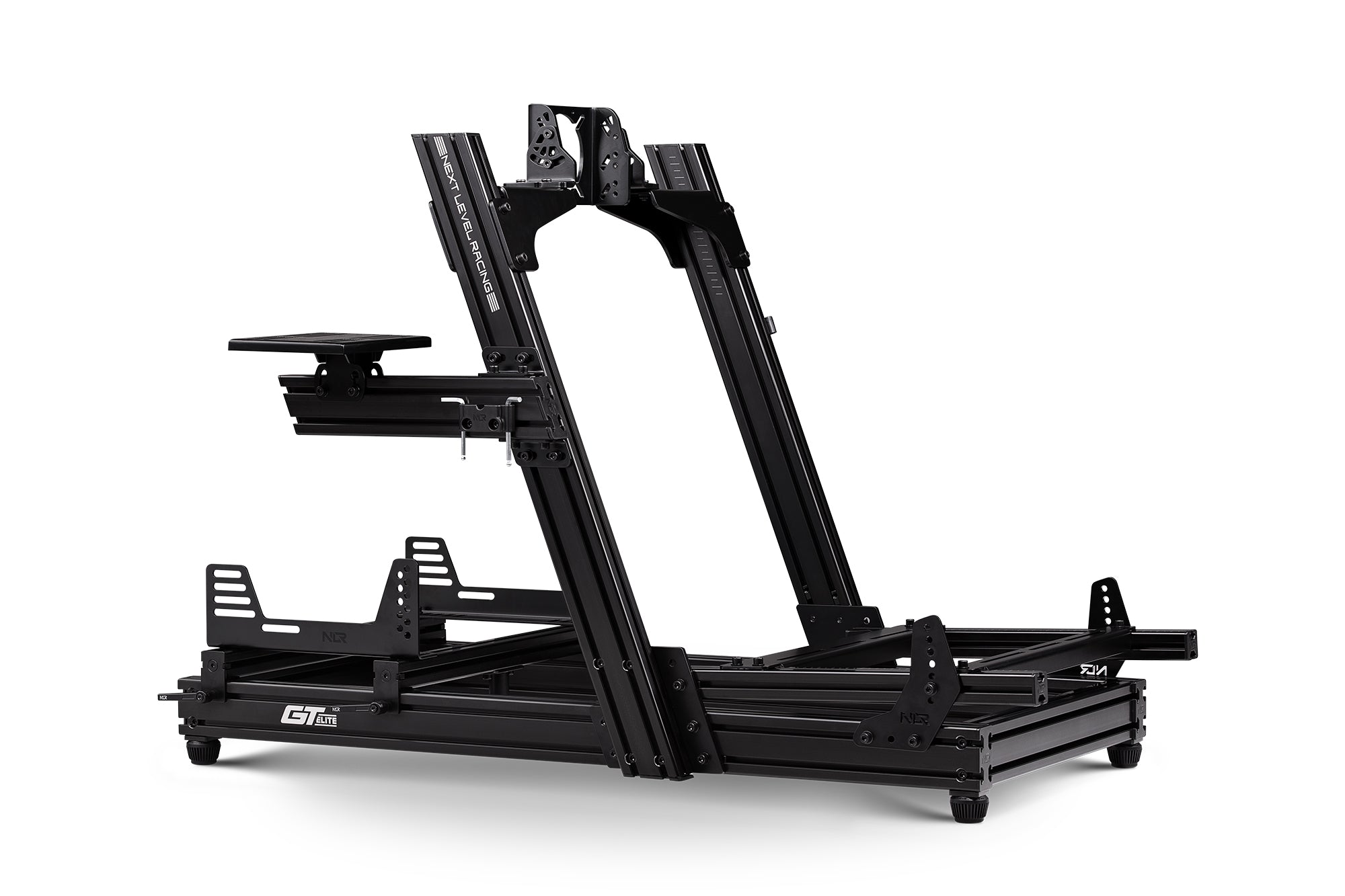 NEXT LEVEL RACING® GTELITE RACING SIMULATOR COCKPIT- FRONT AND SIDE MO