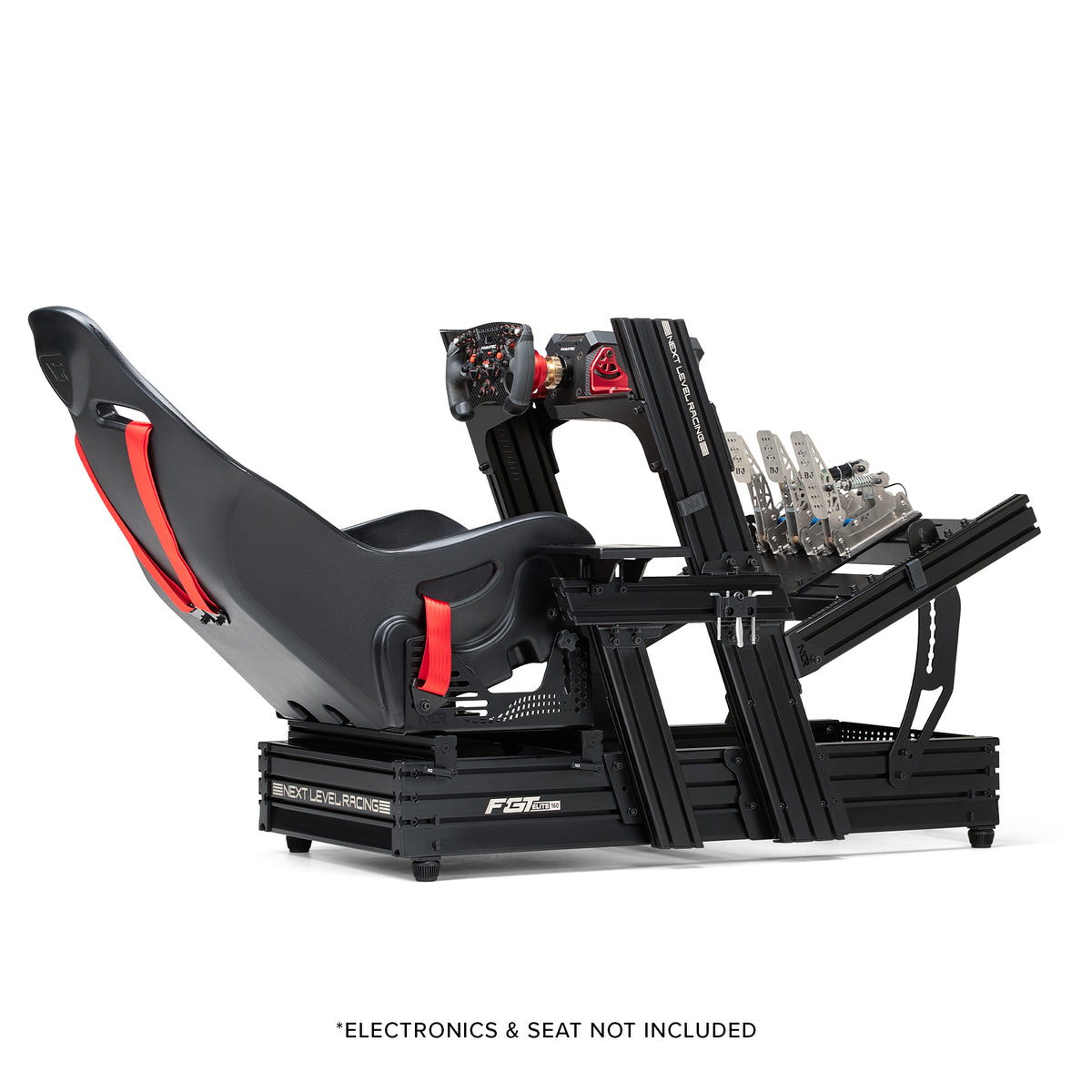 NEXT LEVEL RACING® ELITE 160 FRONT & SIDE MOUNT EDITION -BLACK EDITION